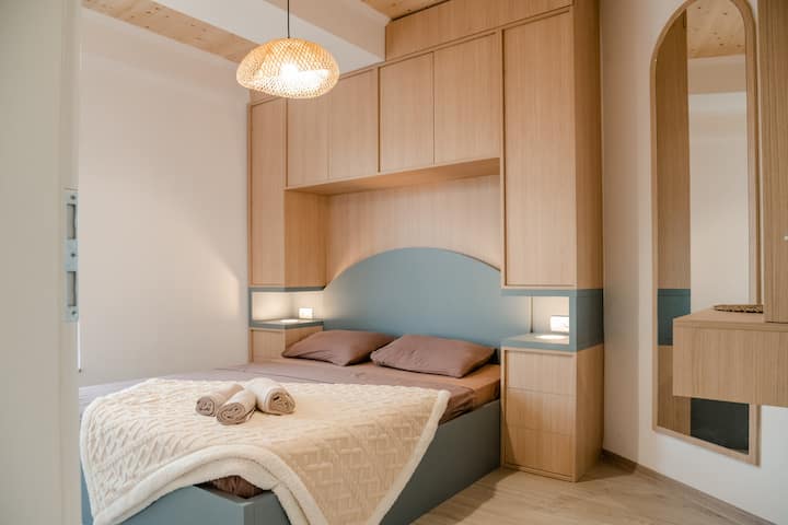 Central & Lakeside Japandi 1br Apartment, Elevator - Ohrid