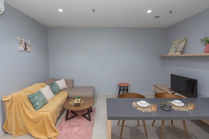 【 I City 】 单间套房｜近Uitm｜拎包入住 ｜Netflix | 免付平台服务费 - Klang