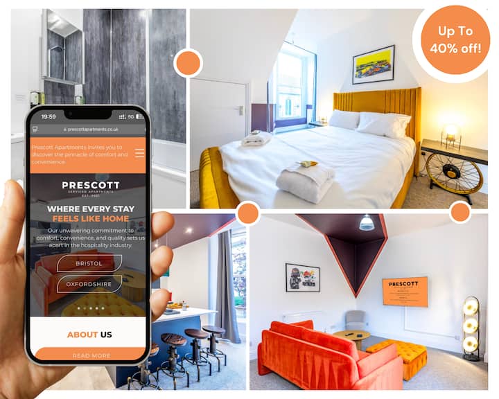 Silverstone-free Parking By Prescott Apartments - 브리스톨