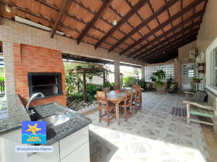 Casa Bonita Itapoá - Pool/ Grill/ 600m Sea - Itapoá
