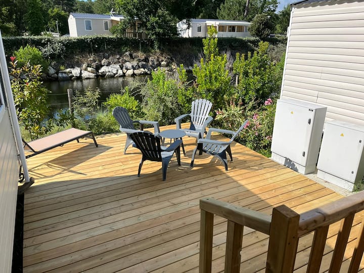 Cap Ferret Mobil Home 6/8 Personnes Les Viviers 4* - Lège-Cap-Ferret