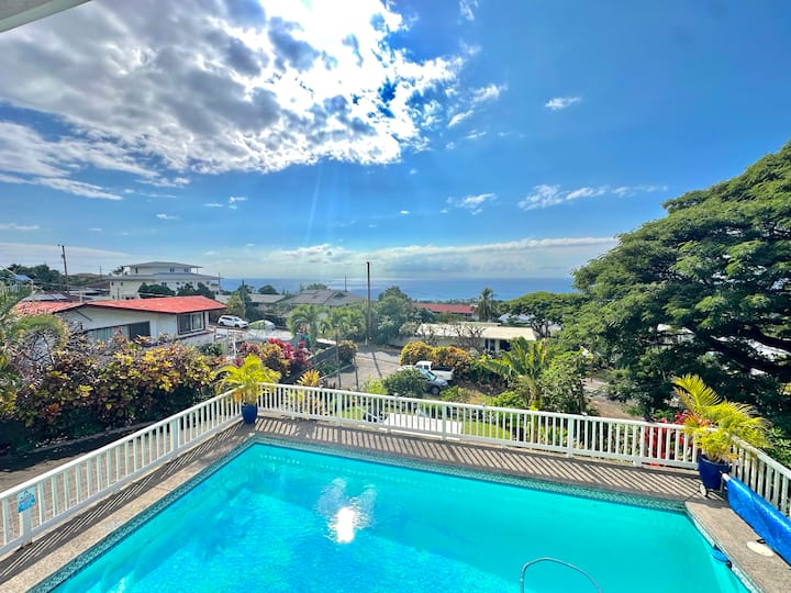 Pool, 6 Mins To Beach, Ocean View, H7 - Hawaii