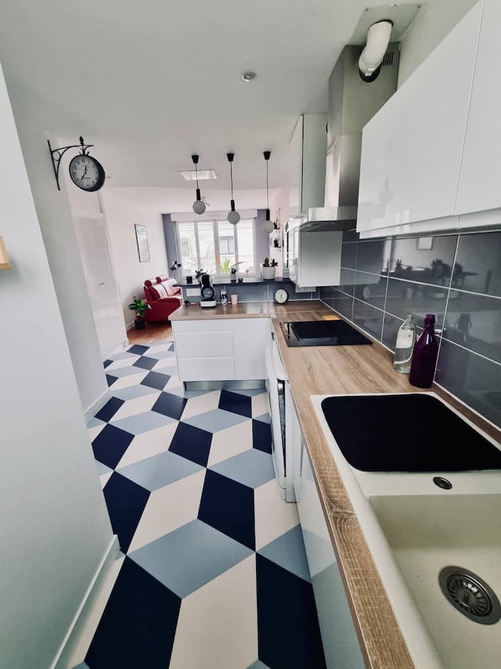 Appartement ÉLégant Et Confortable - Gare D'angers - 엉제