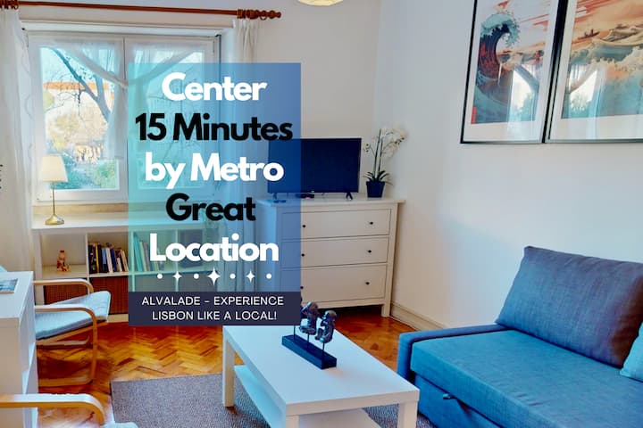 Accès Centre-ville Rapide, Près Du Métro Alvalade - Odivelas