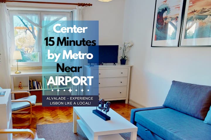 Accès Centre-ville Rapide, Près Du Métro Alvalade - Lisbon