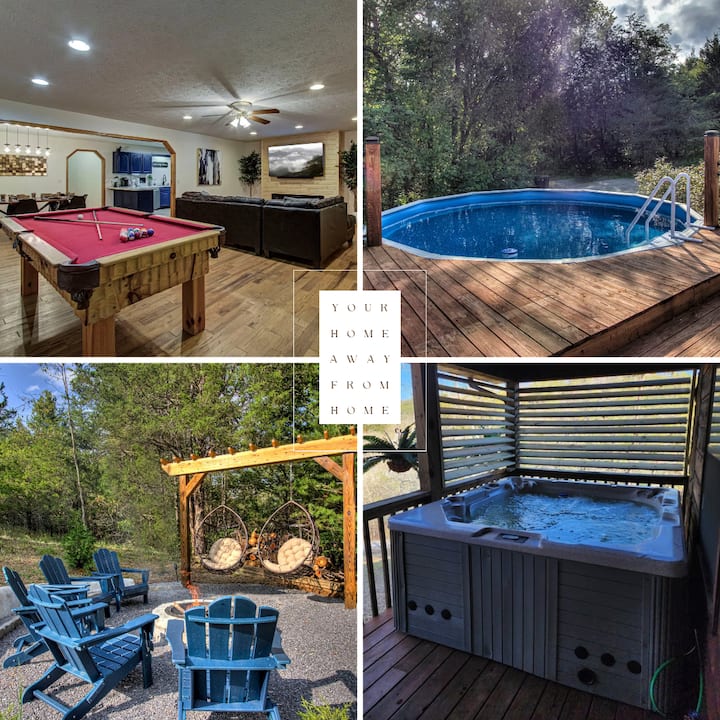 Private Acreage! Pool! Sleeps 7! Pets! Game Room! - Sevierville, TN