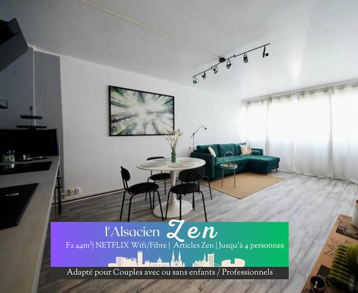 L'alsacien Zen - Sérénité & Confort - Wifi/netflix - Mulhouse