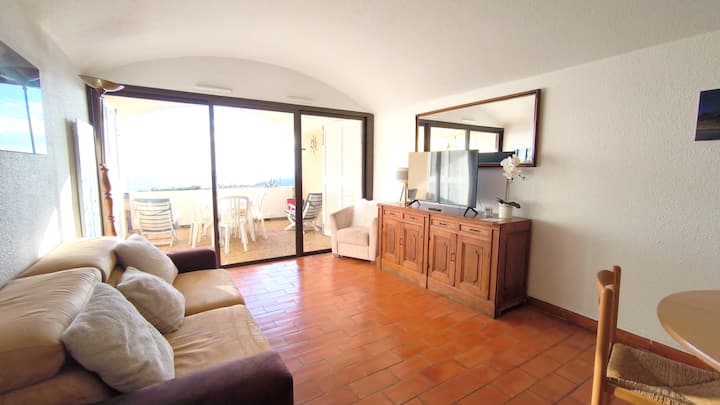 Terrazzo - T2 Vue Mer Avec Terrasse Et Piscine - Cassis