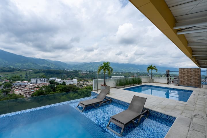 Apartamento Moderno, Balcón Con Vista A La Montaña - Armenia, Colombia