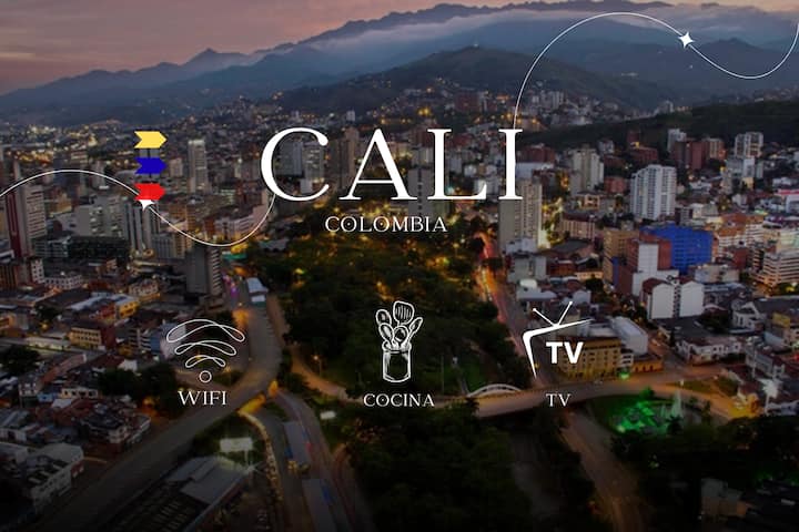 Cozy Apt+wifi+kitchen+tv+work Area @Cali - Cali