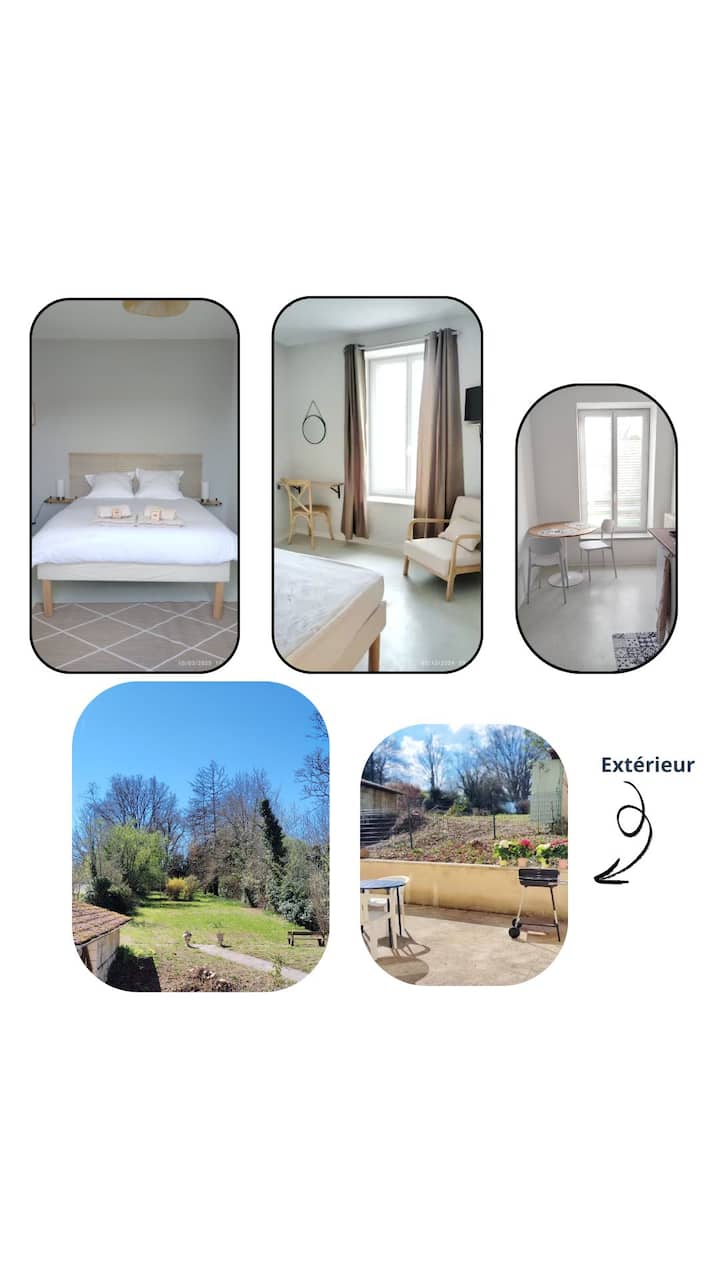 Studio + Extérieur Au Cœur De Ribérac2 - Ribérac