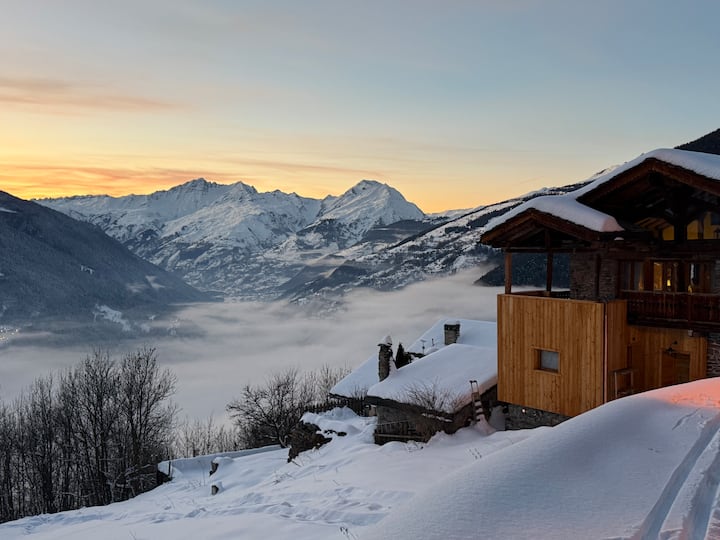 Chalet Authentique Proche Val D'isère - La Rosière