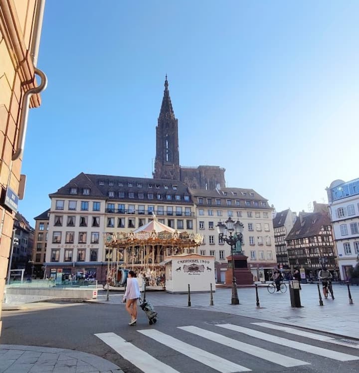 Appart 4 Pers. Parking Privé Au Centre Ville - Strassburg