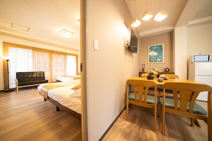 可容纳大型家庭/通天閣120㎡电梯公寓房两层整租/共享露台/关西機場直达/地铁2分钟道顿堀心斎橋难波 - Osaka