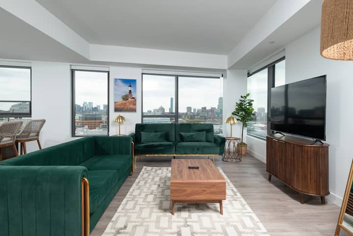 Central Square Serene Penthouse W/gym & Parking - Boston, MA