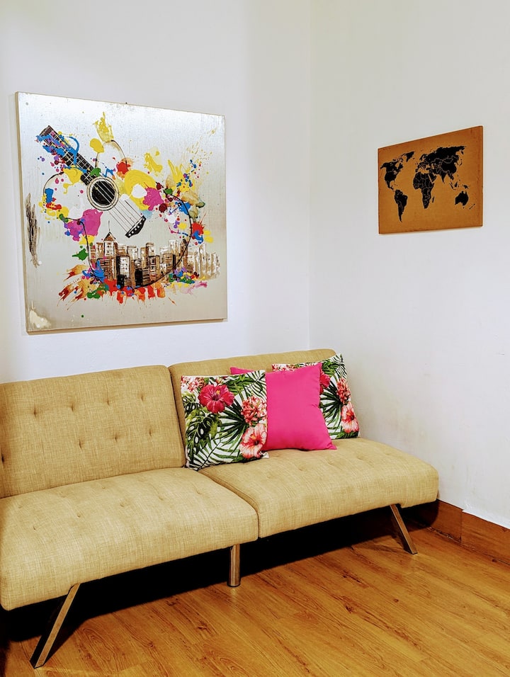 Awesome Apt In Downtown With Balcony & Laundry - Panama