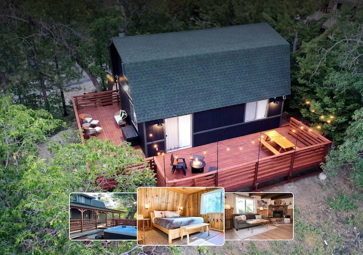 Stylish Pine Peak Retreat | Ev Charger | Hot Tub - Big Bear Lake, CA