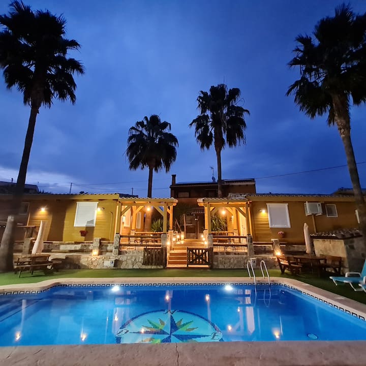 Villa Maribel, Casa Aitana Con Piscina - Busot