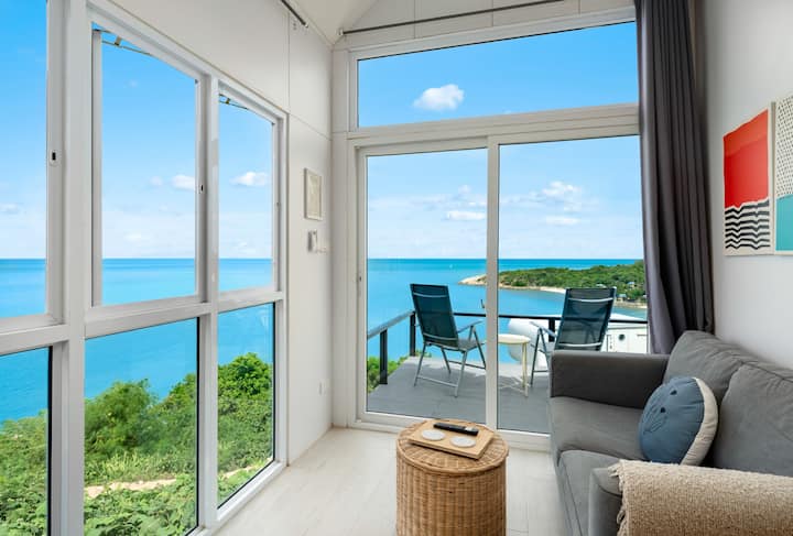 Peaceful Oceanview Tinyhome W/ Beach Access! Th2 - Ko Pha Ngan