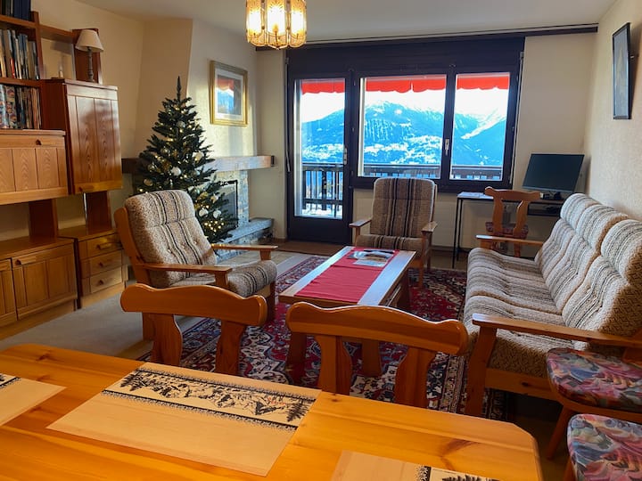 Charme Rétro à Deux Pas Des Pistes - Crans-Montana