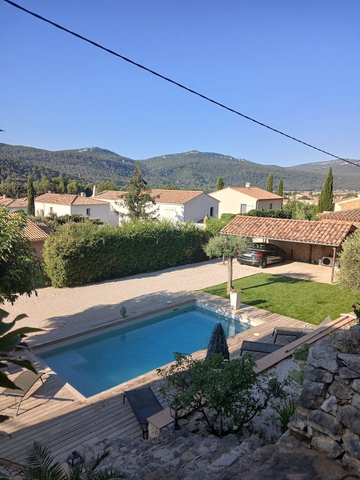 T2 Bas Maison Piscine Pres Circuit Castellet - Cuges-les-Pins
