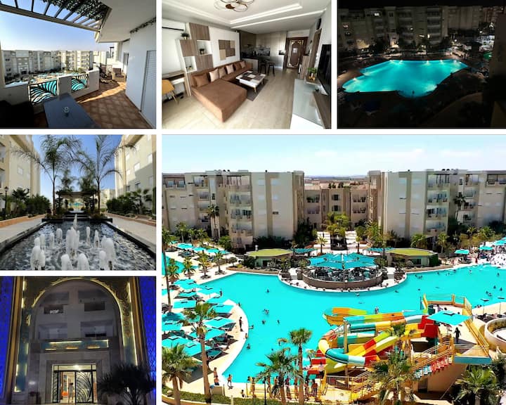 Appt S+2 Palm Lake Resort Monastir Folla - Monastir