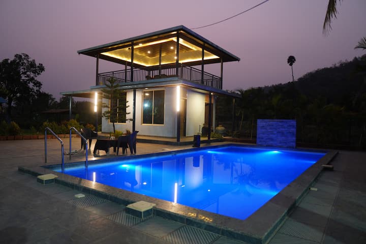 4-bhk Hill View Villa With Pool Group Friendly - Karjat