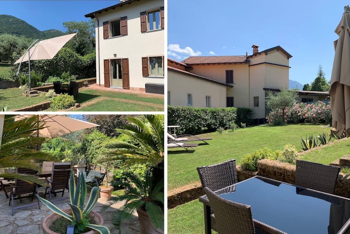 Villa Bolvedrina: Garden Apartment 200mt From Lake - Tremezzina