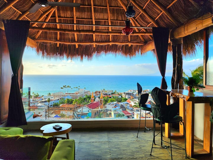 Glam Tree-house Panoramic Ocean View Magic Sunsets - Puerto Vallarta
