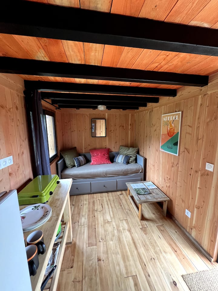 Sublime Tiny House Rooftop - Carcans