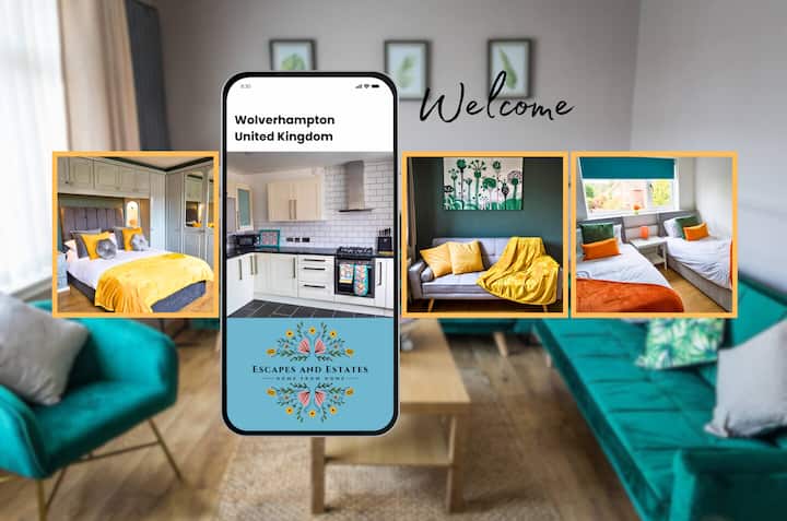 Wolverhampton • Spacious 3br Home • Free Parking - Wolverhampton