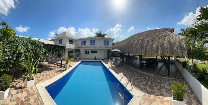 Mansión Campestre Con Seguridad Cerca A Cartagena - Turbaco