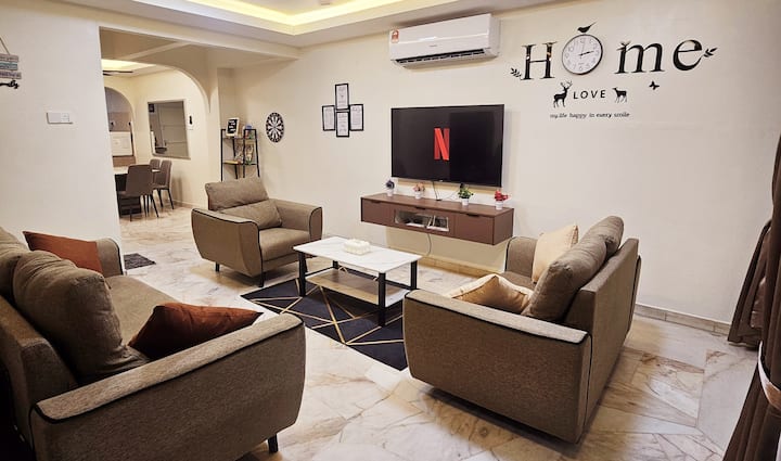 Blissful Homestay 1.0 Double Storey @ Ipoh (12pax) - Ipoh