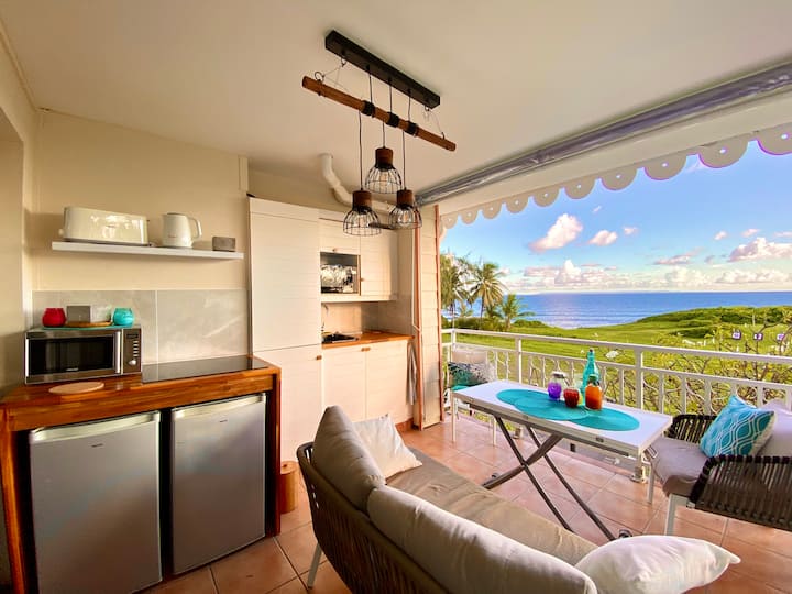 Studio Pleine Vue Mer, Plages, Piscines-4 ÉToiles - Guadeloupe