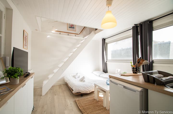 Studio Cosy Proche Jacobins • "Ty Ar Sant-maloù" - Rennes