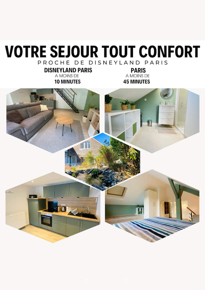 Logement Très Confortable Pour Séjour à Disneyland - Magny-le-Hongre