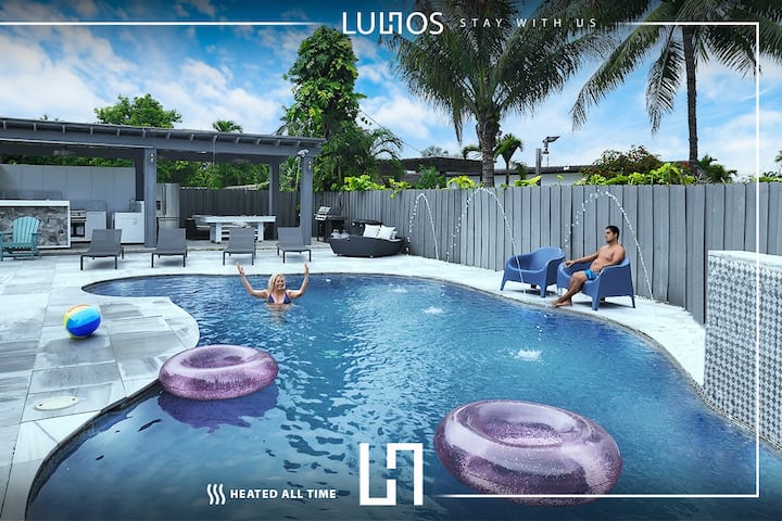Miami Luxury Villa Heated Pool, Spa & Pool Table - Miramar, FL