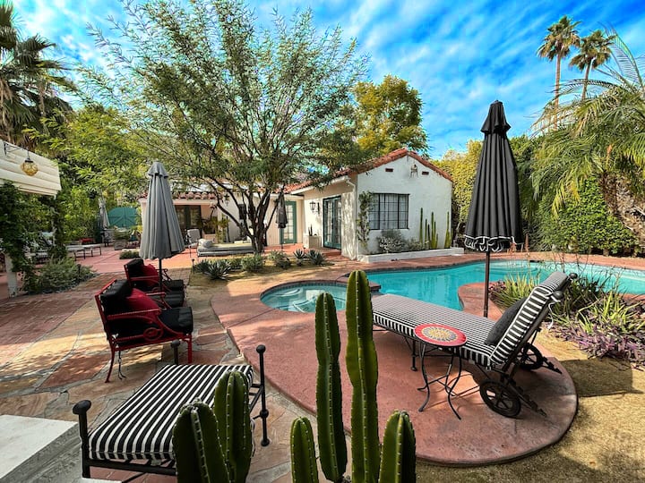 Charming & Luxurious 1930s Spanish Gem Near Dtn Ps - Palm Springs
