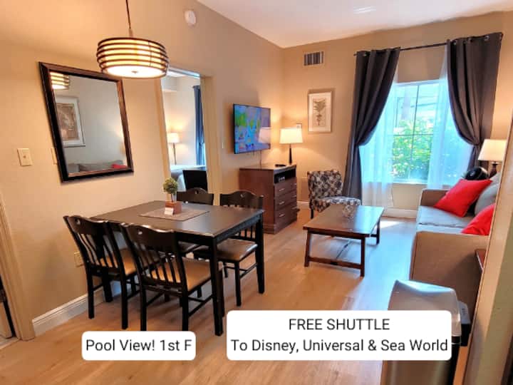 Apartment Near Disney!, Sleeps 5, Pool View-h1 - Lake Buena Vista