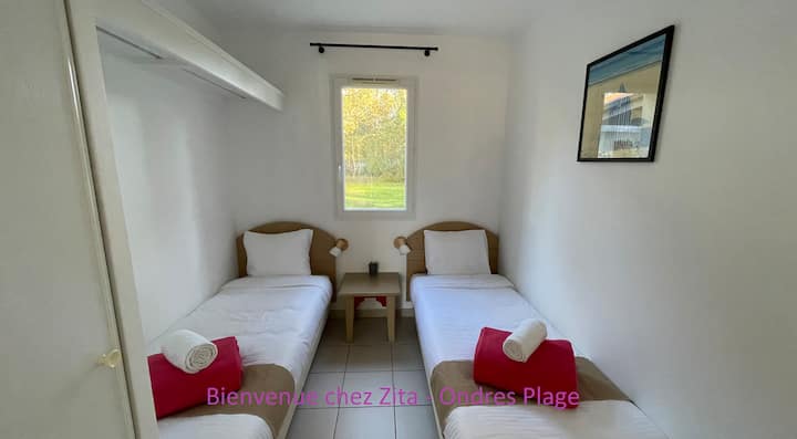 Chalet Paisible à La Plage ⁂ 40 - Boucau
