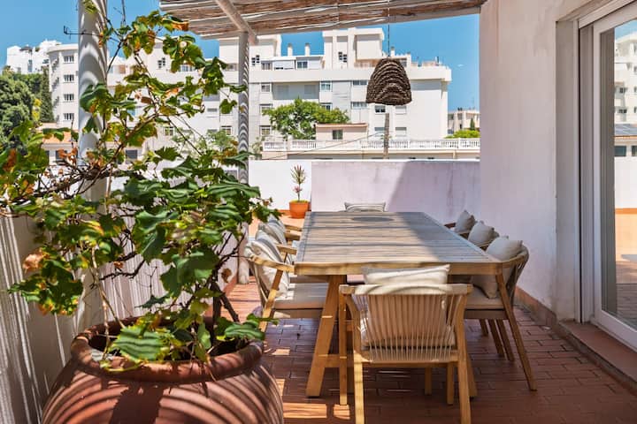 Large Terrace Beach-side Appart. - 토레몰리노스