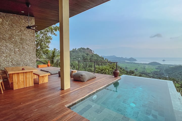 Luxury Villa| 2br With Ocean View| Breaky & Pool - Lombok