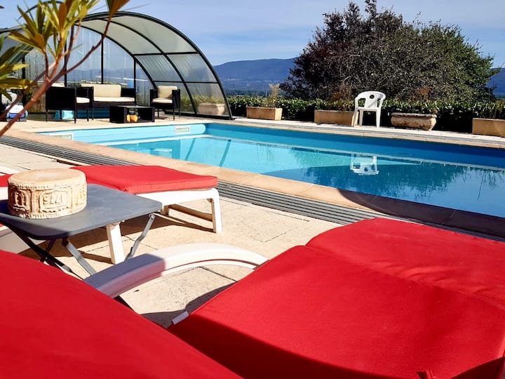 Maison Avec Piscine Et Vue Montagne - Les Avenières