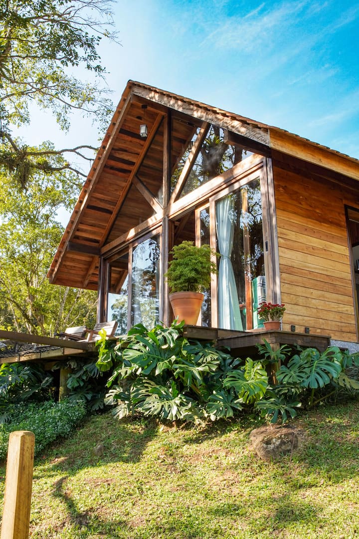 Cabana Refúgio Da Rota Com Café Da Manhã - Pomerode