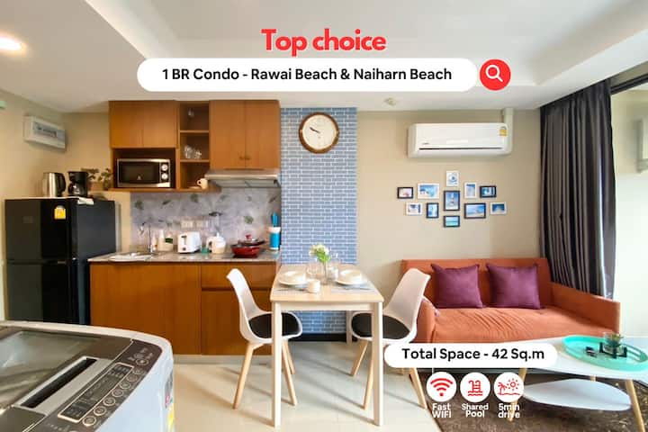 Rawai Beach - 1 Br Condo - Near To Ya-nui Beach - Kata Beach