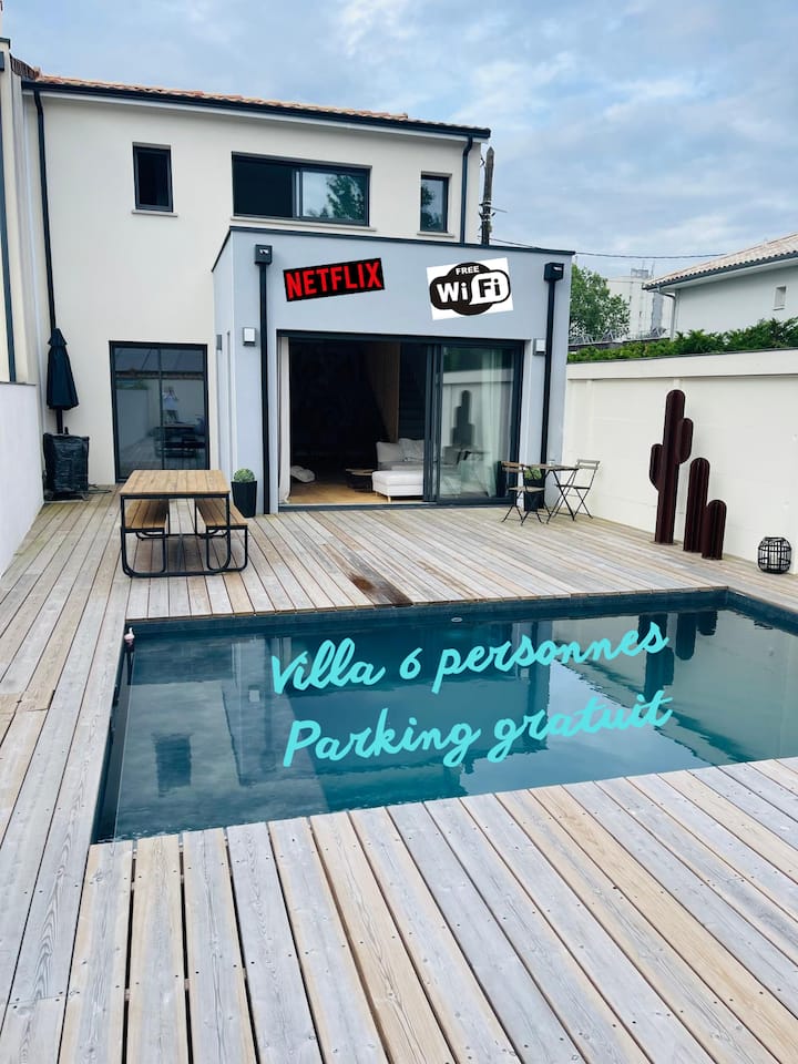 Superbe Villa Avec Piscine Bordeaux - ボルドー