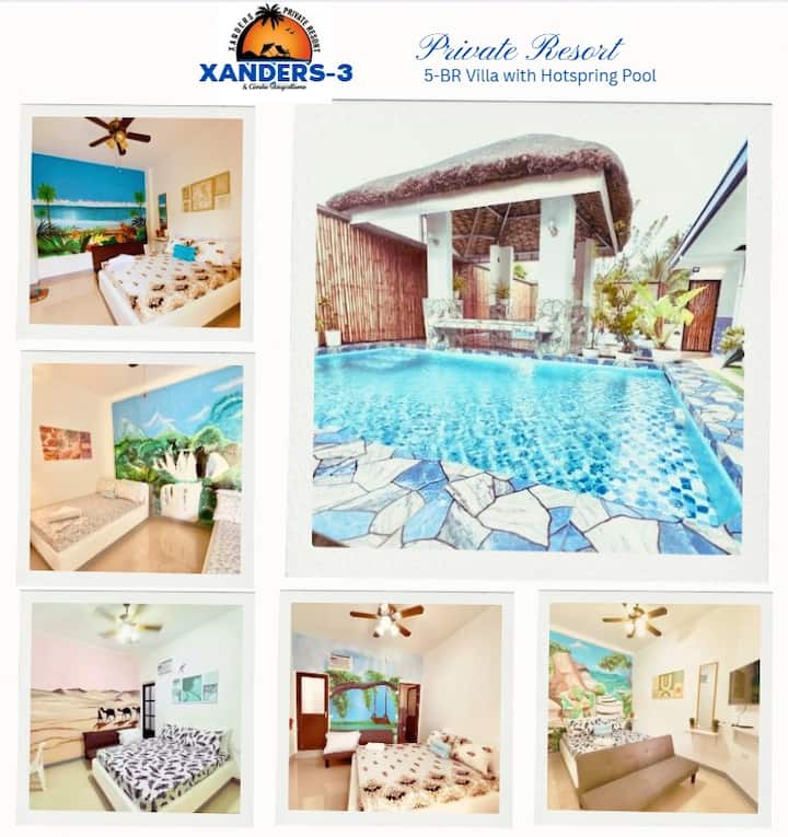 Xp3_5br Villa_private Resort W/ Hotspring Pool - Irosin
