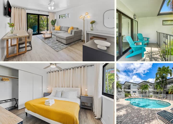 King Bed W Pool - Close To Beach, Shops & Dining! - Dania Beach, FL