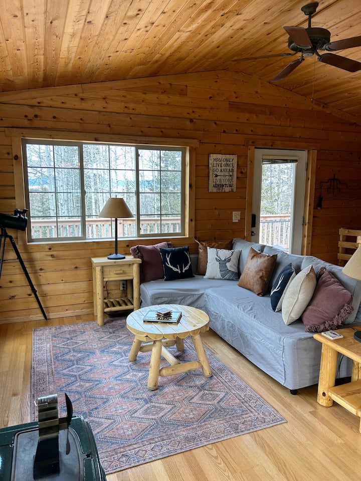Remote, Cozy Cabin W/ Mtn View & Stargazing Deck - Colorado