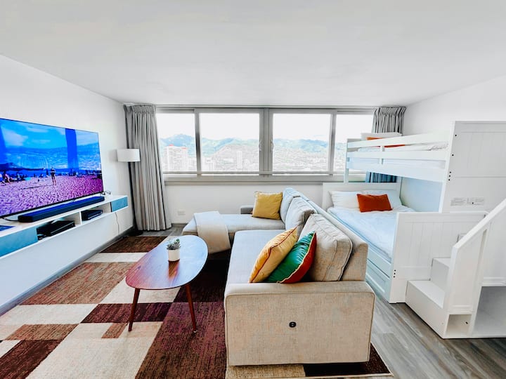 35fl-newly Renovated Hidden Gem 1br / Waikiki - Honolulu, HI